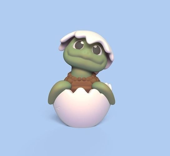 Turtle Egg 3D model 3D printable | CGTrader