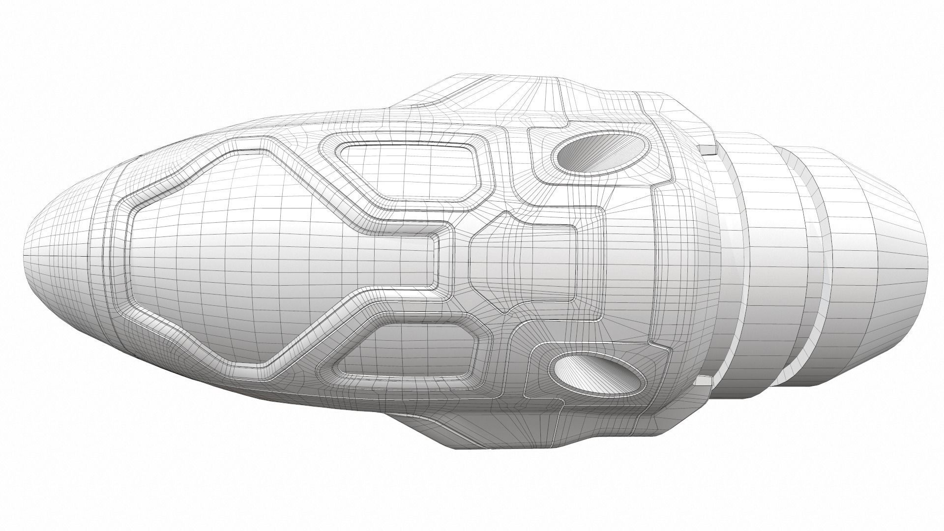 Space escape pod 3D model | CGTrader