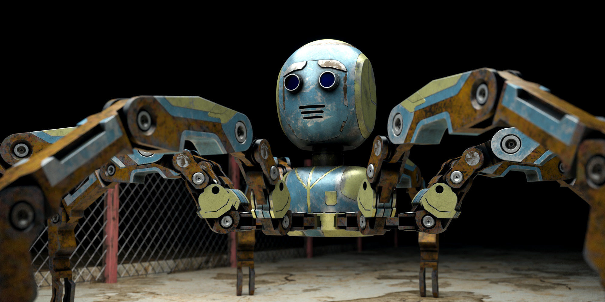 Mecha Robot Creature 3D model animated rigged | CGTrader