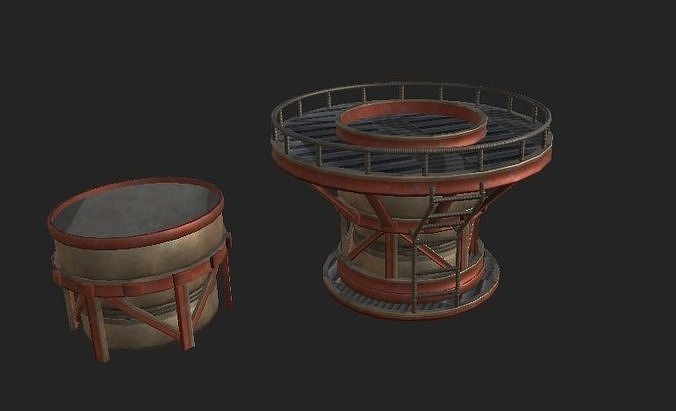 3D model Giant Pillar Frame VR / AR / low-poly | CGTrader