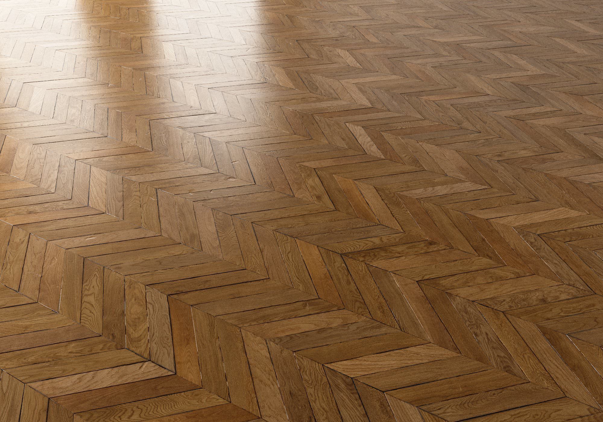 Texture Parquet vol01 French Chevron 8K Seamless PBR Materials VR / AR ...