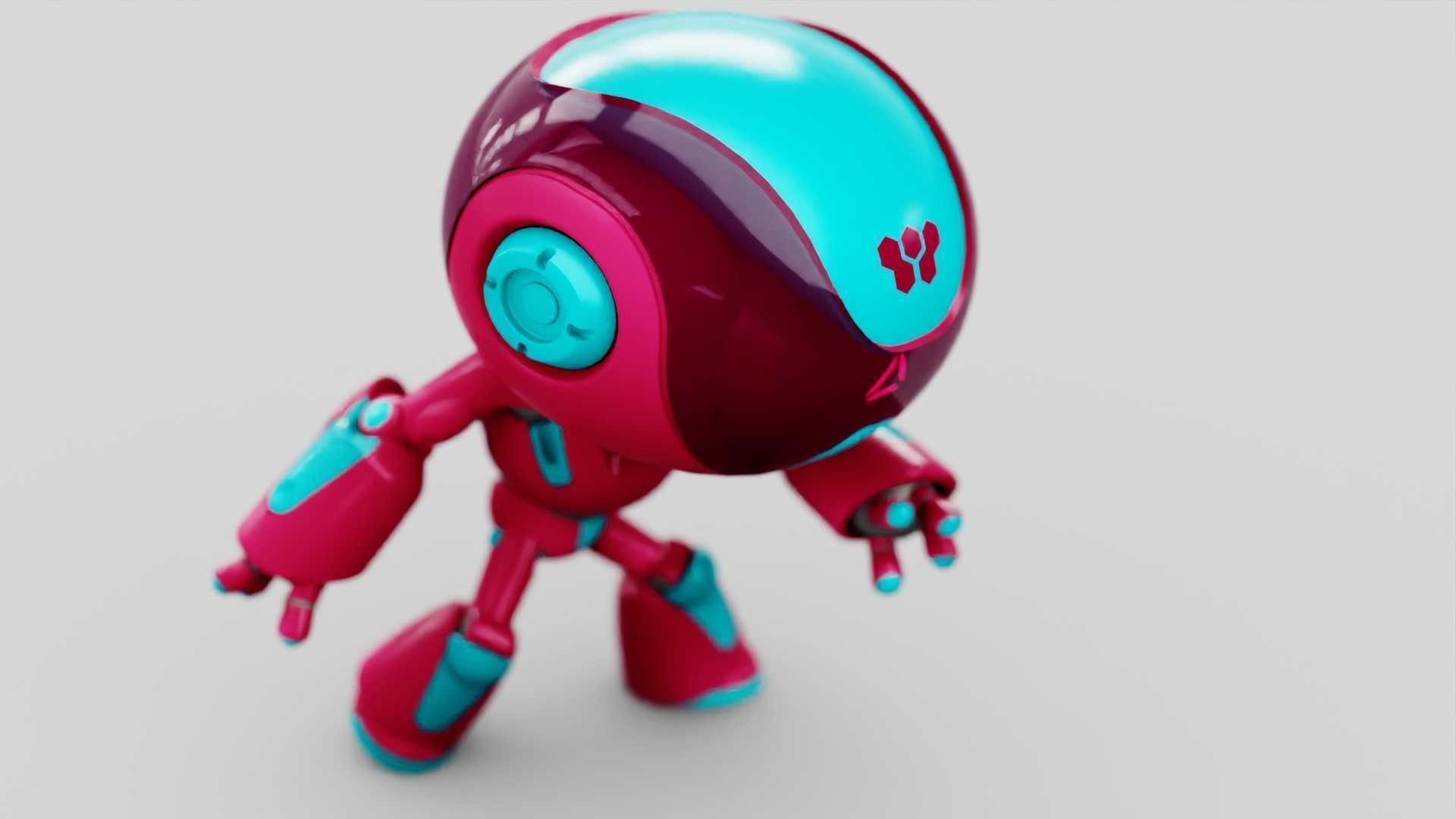 TOY BOT BENDY RIGGED 3D model rigged | CGTrader