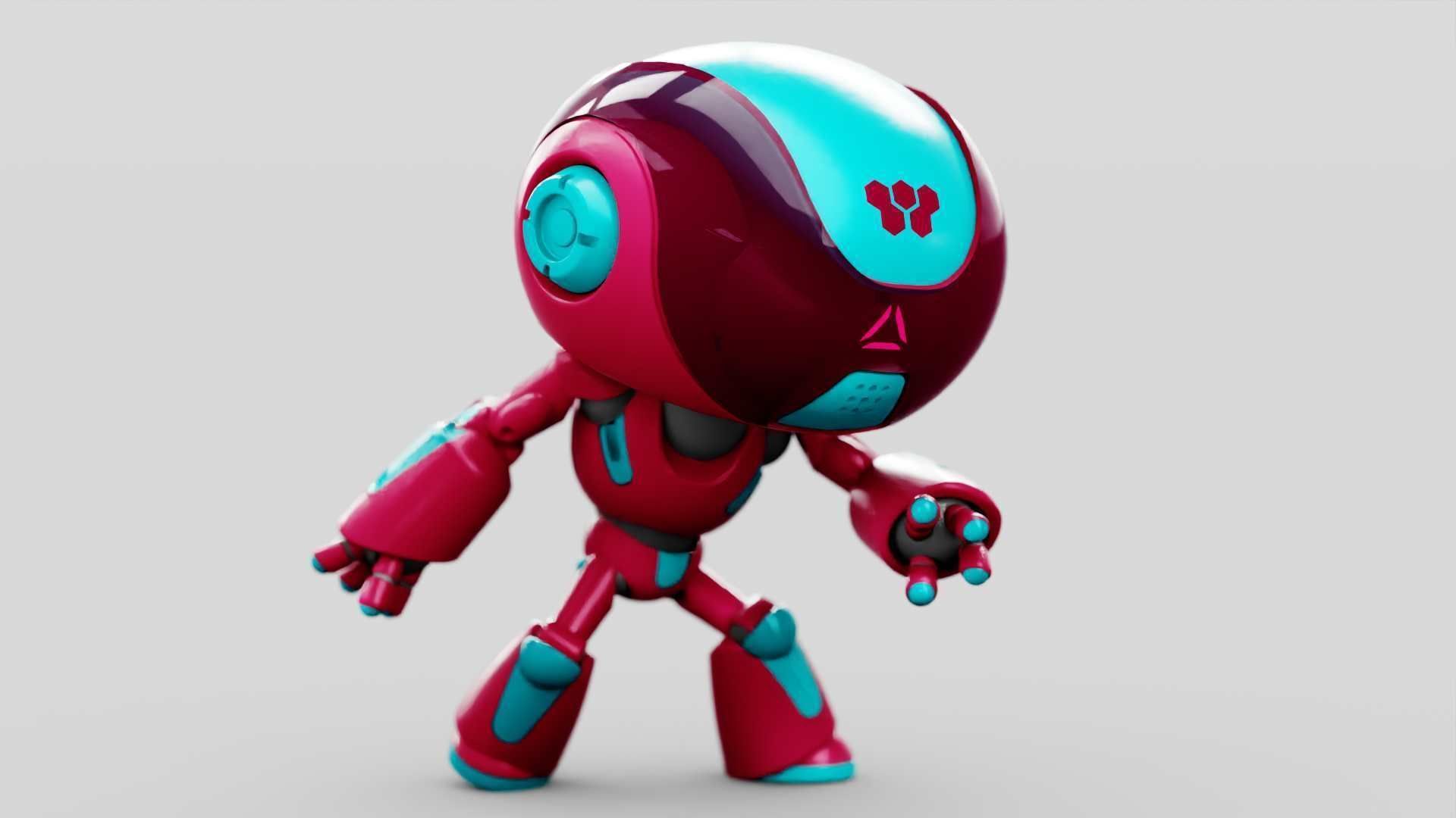 TOY BOT BENDY RIGGED 3D model rigged | CGTrader