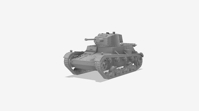 PZI 7TP - 1-100 scale 3D model 3D printable | CGTrader