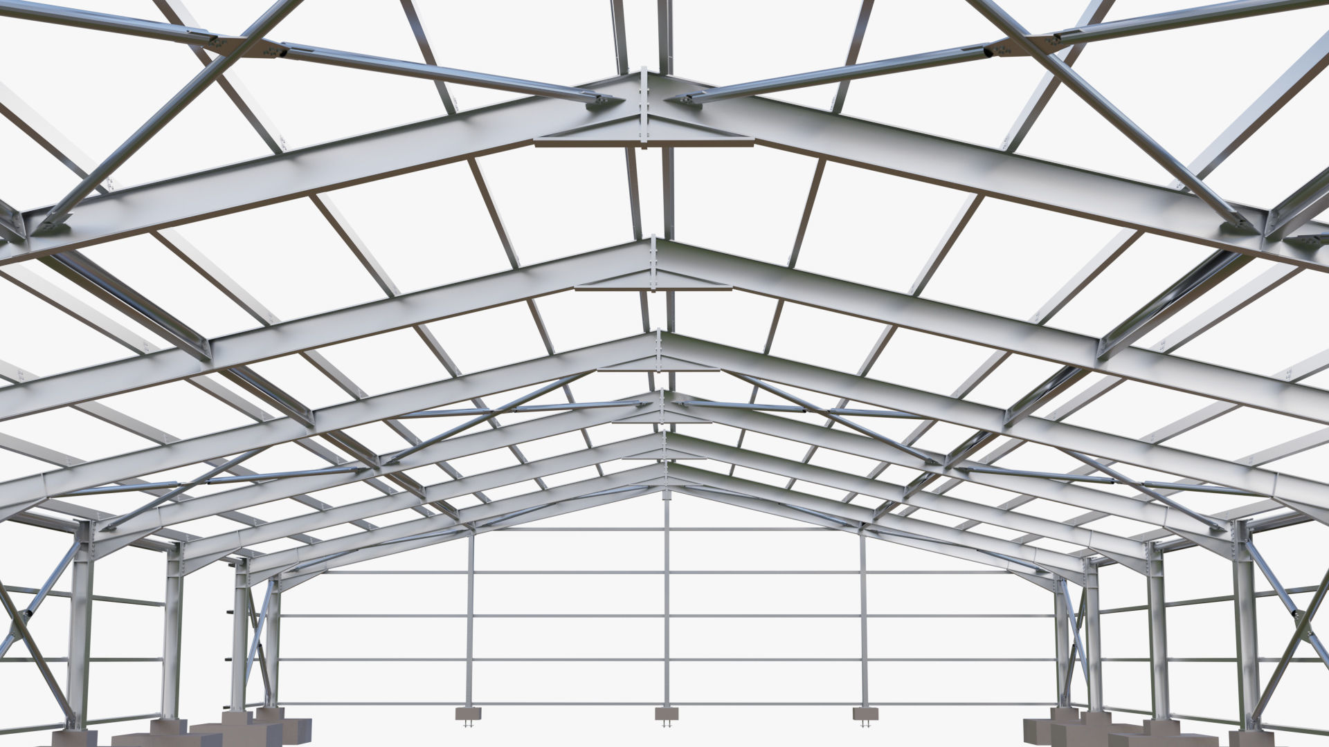 Steel Structure Building 3D model | CGTrader