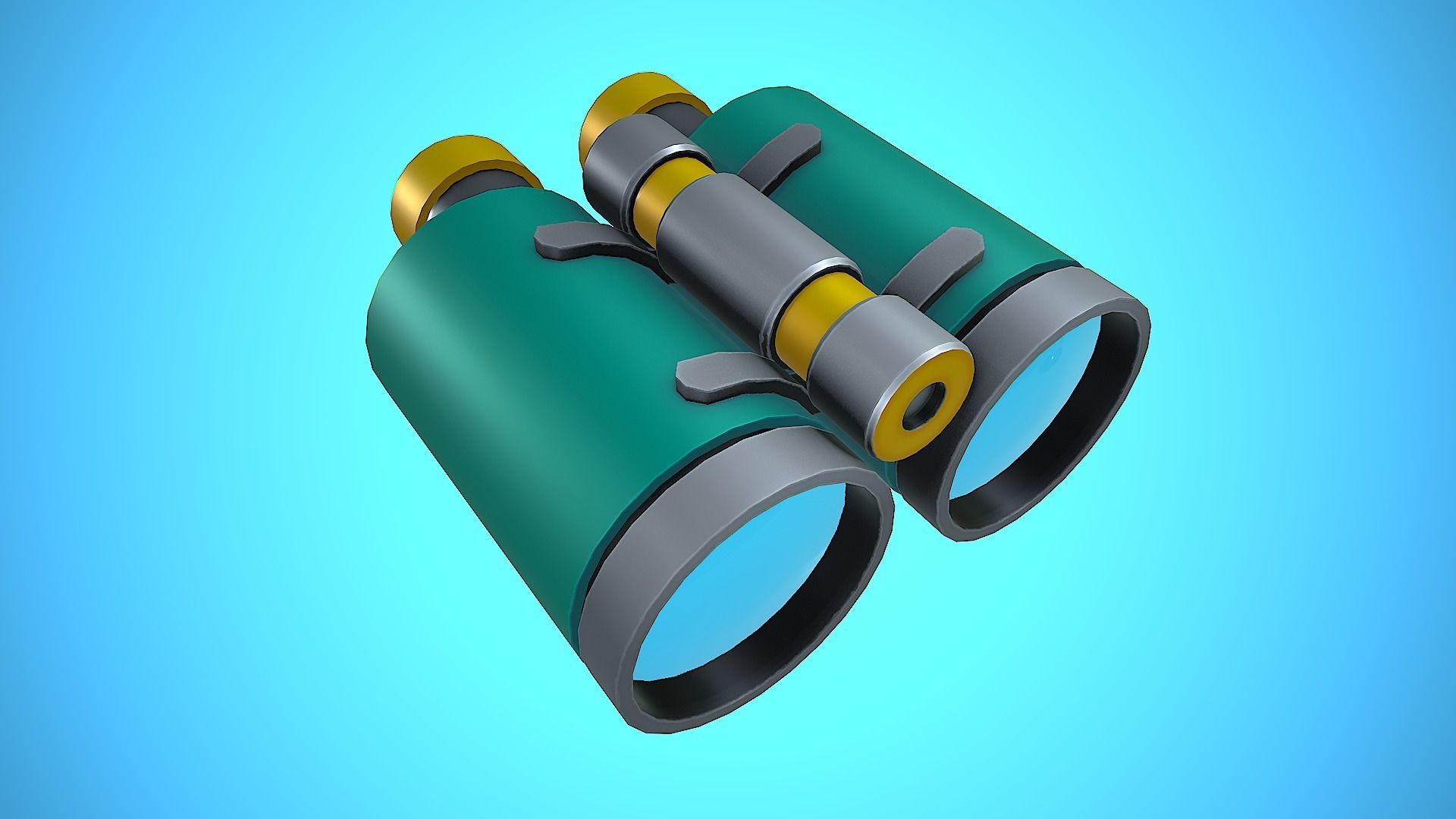 3D model BINOCULARS CARTOON STYLIZED VR / AR / low-poly | CGTrader