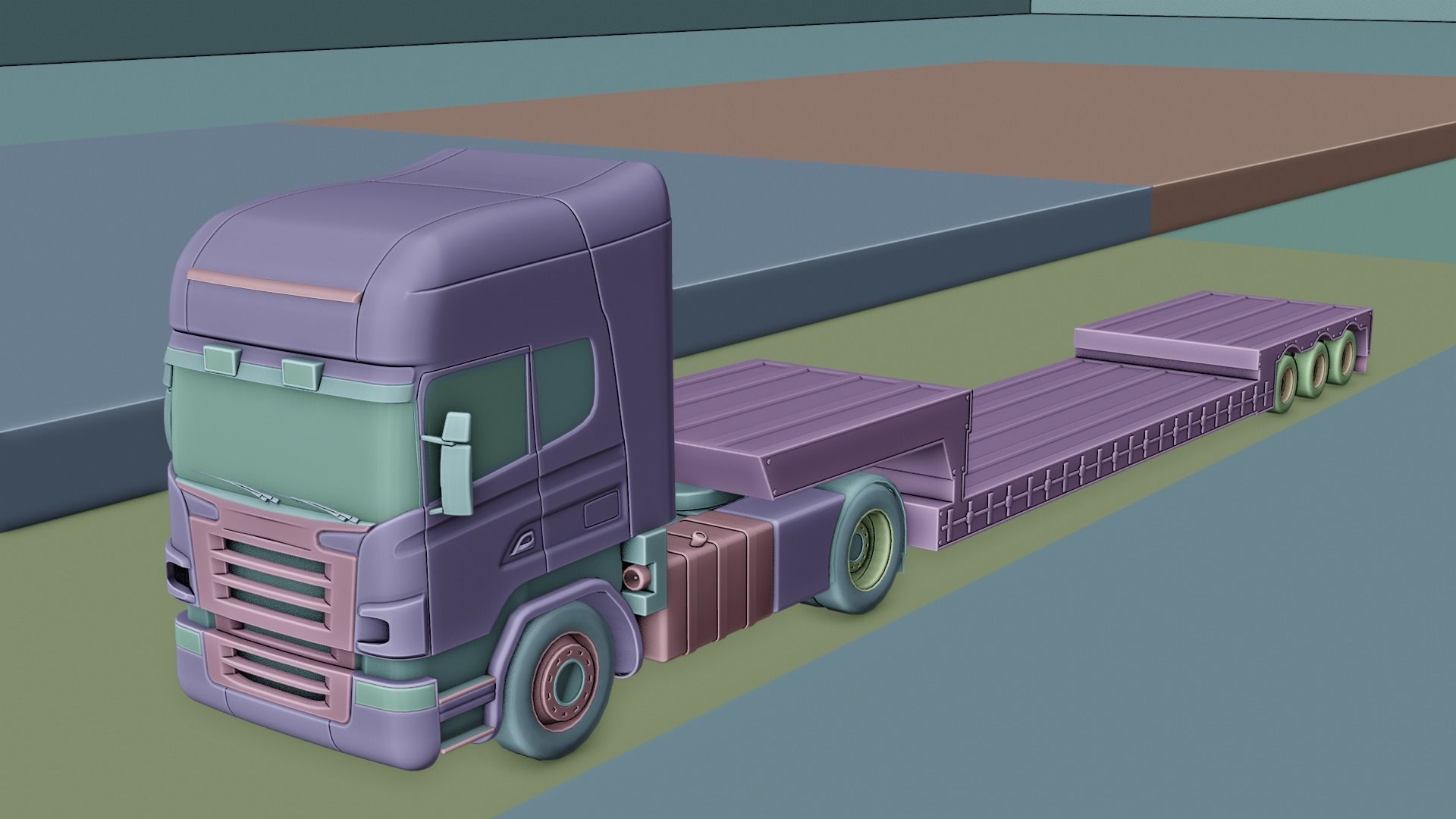 Vehicle cargo truck 3D model | CGTrader