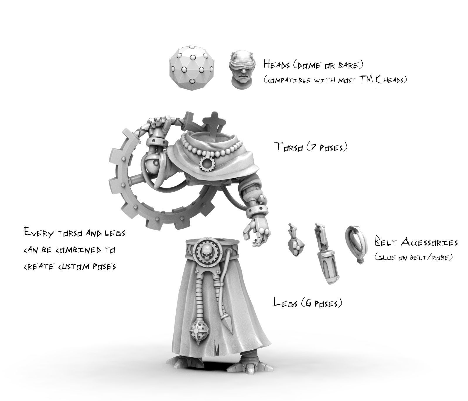 Dark Techno - Teslarite Converters 3D model 3D printable | CGTrader