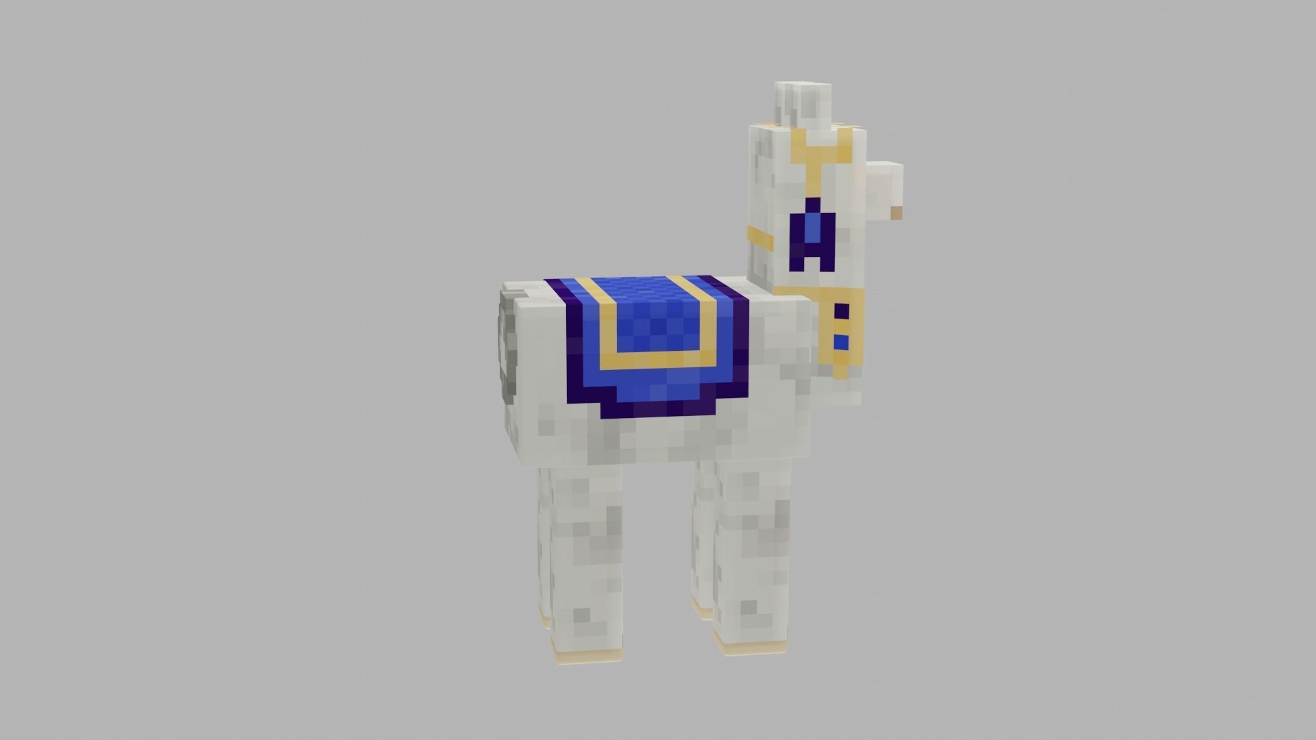 Minecraft Llama 3D model animated rigged | CGTrader