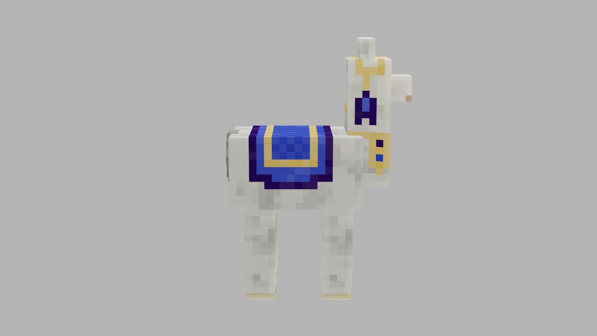 Minecraft Llama 3D model animated rigged | CGTrader