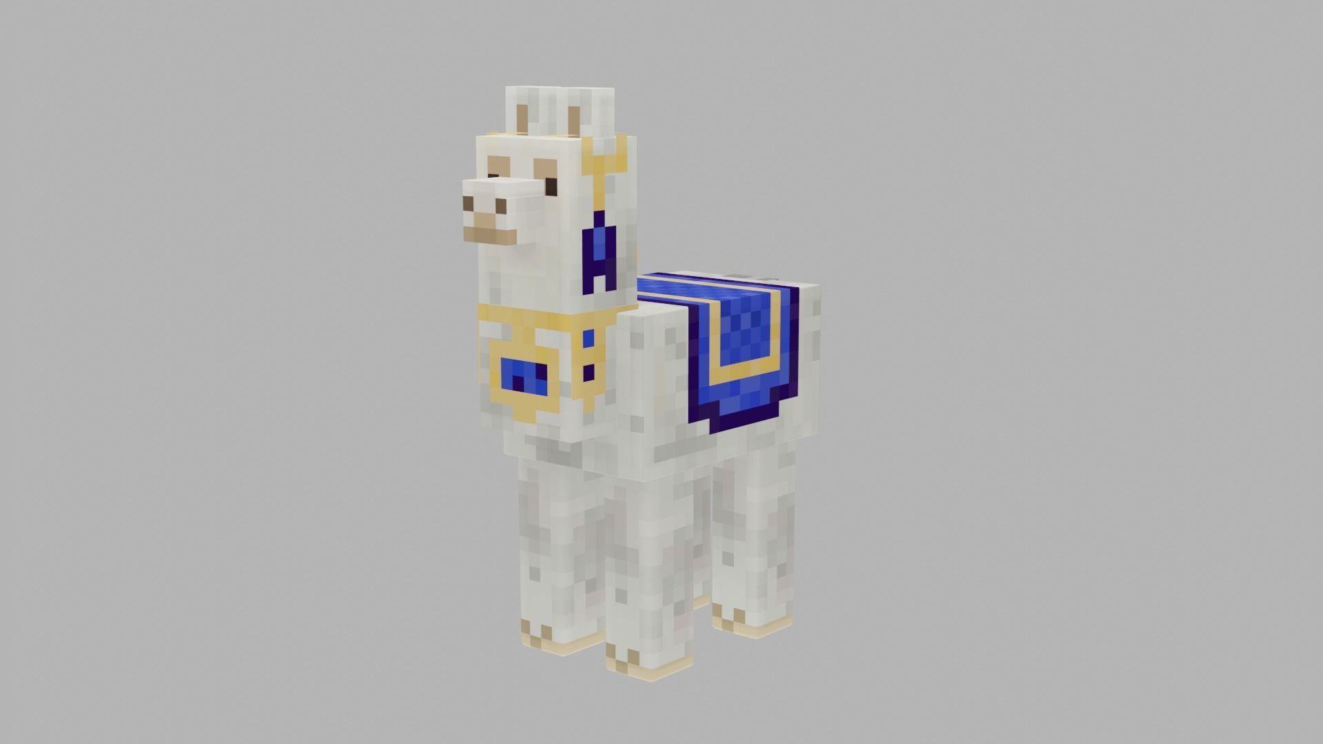 Minecraft Llama 3D model animated rigged | CGTrader