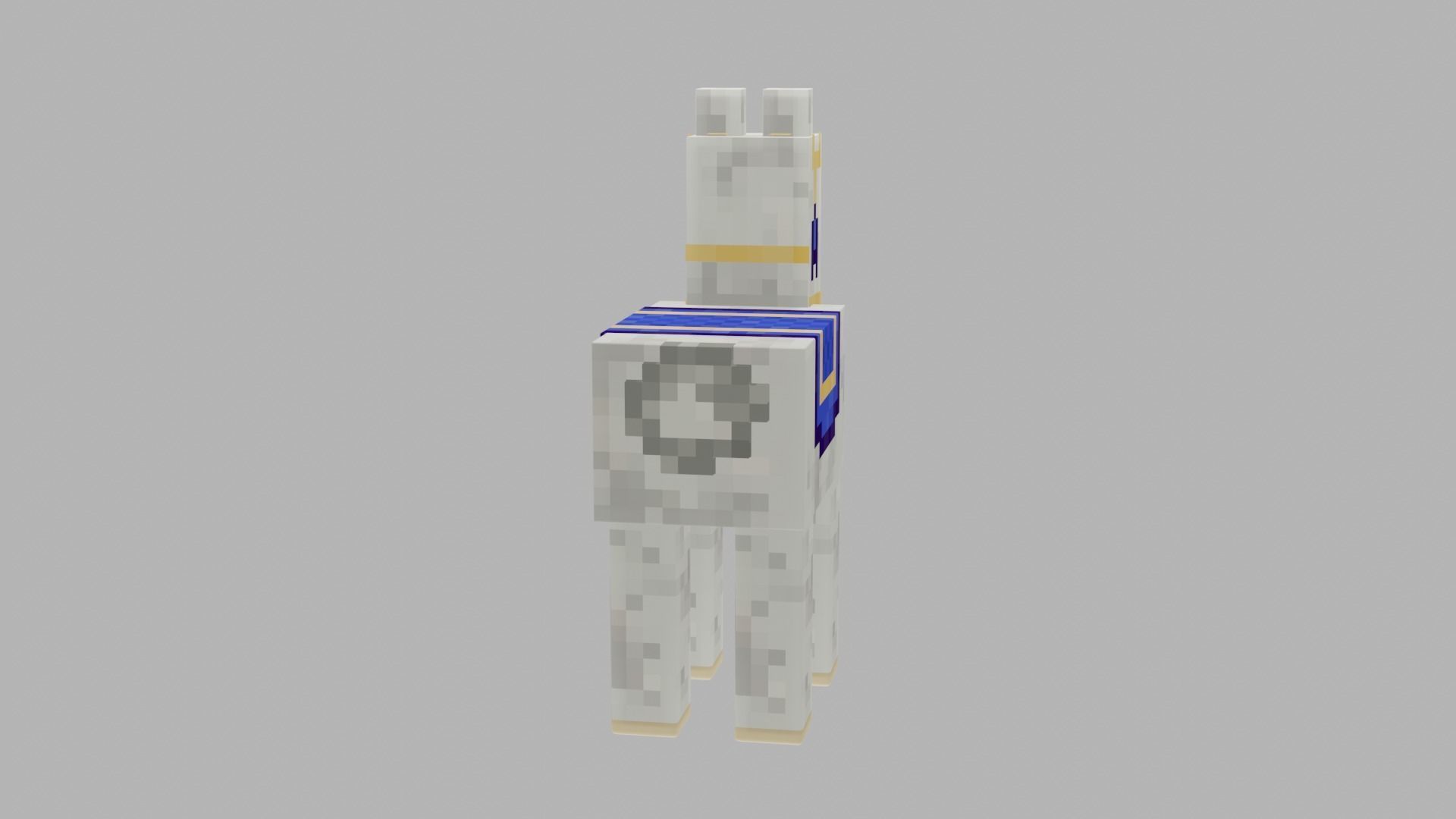 Minecraft Llama 3D model animated rigged | CGTrader