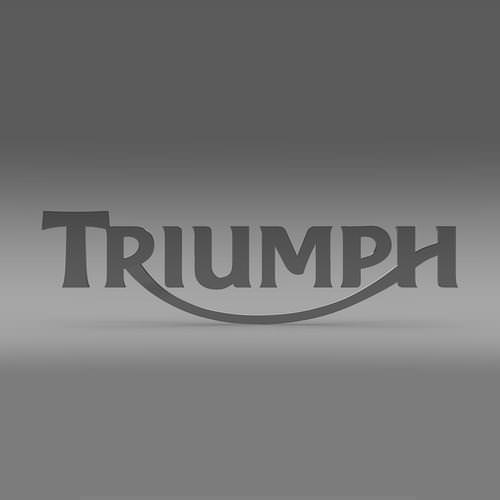 Triumph 3d Logo 3D Model .max .obj .3ds .fbx .c4d .ma .mb - CGTrader.com