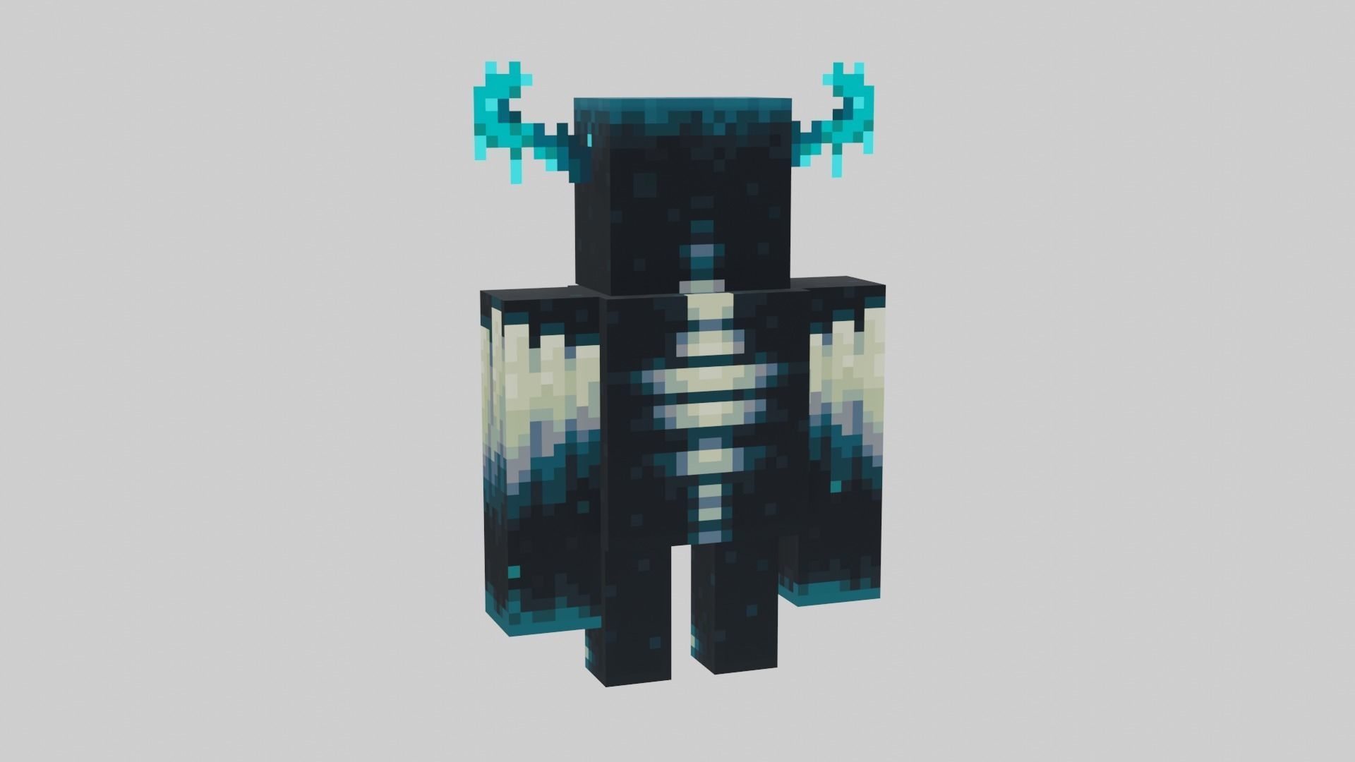 3D model Minecraft Warden VR / AR / low-poly | CGTrader