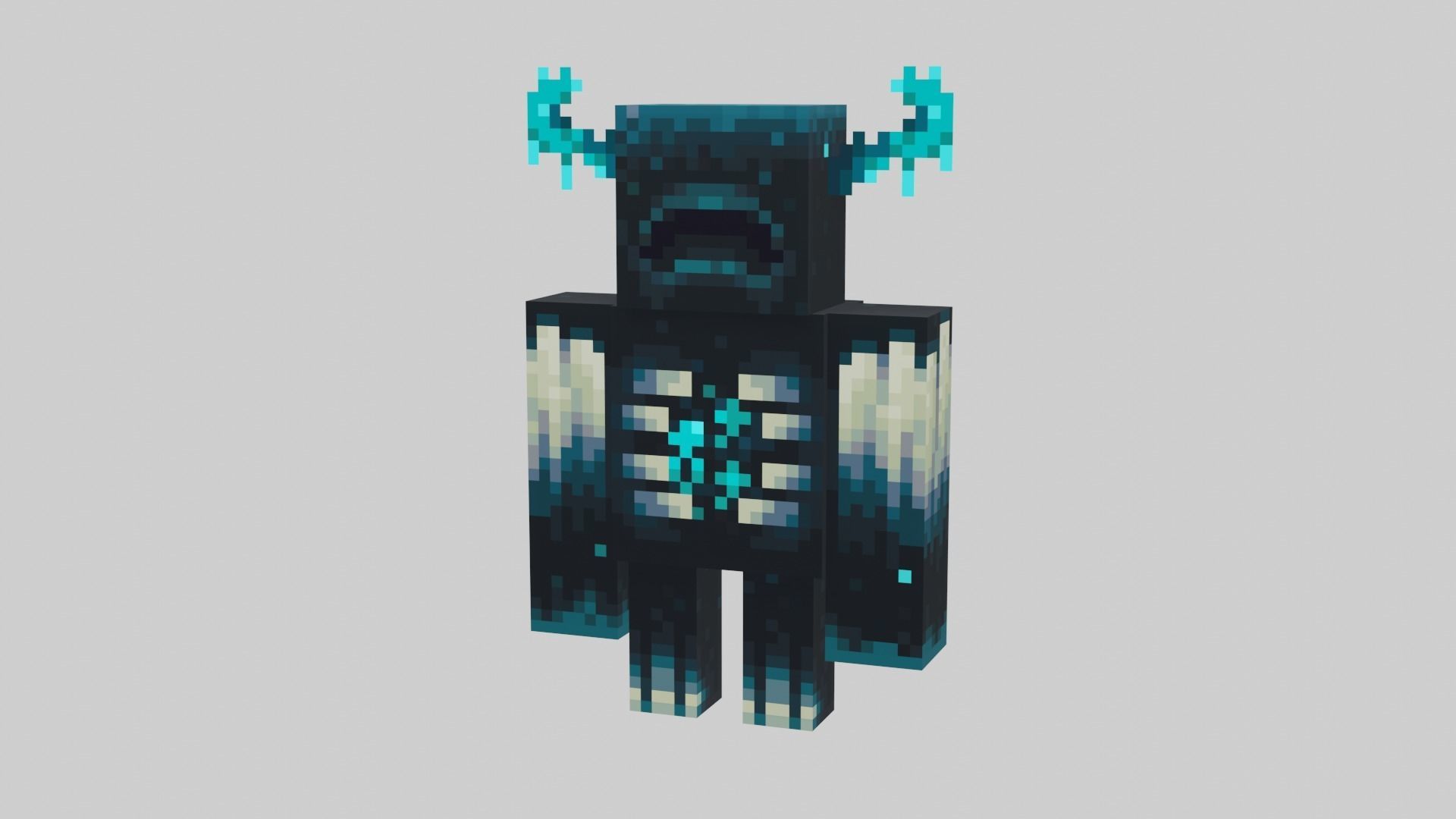 3D model Minecraft Warden VR / AR / low-poly | CGTrader