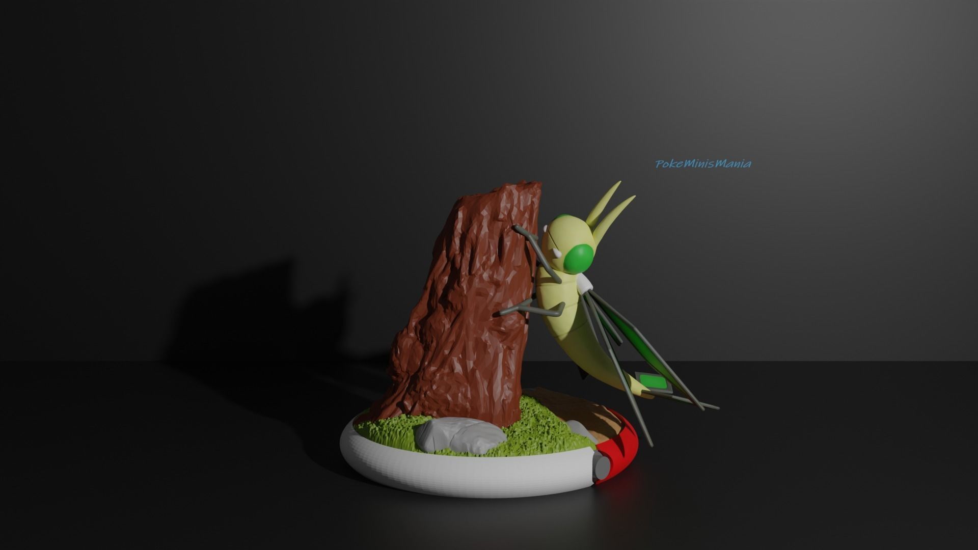 Vibrava pokemon 3D print model 3D model 3D printable | CGTrader