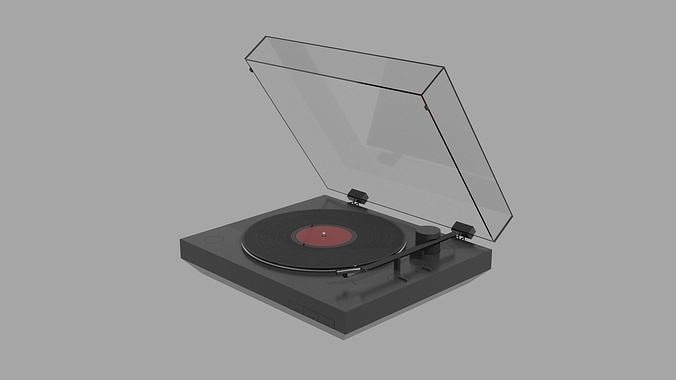 Sony Turntable Vinyl Record Player 3D model | CGTrader