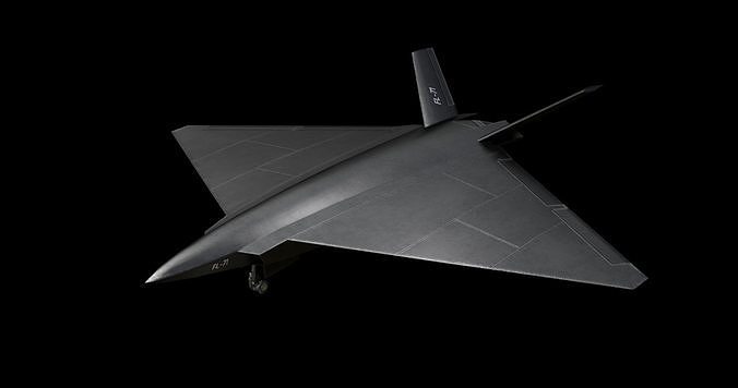 3D model FL-71 Chinese Fighter Drone VR / AR / low-poly | CGTrader