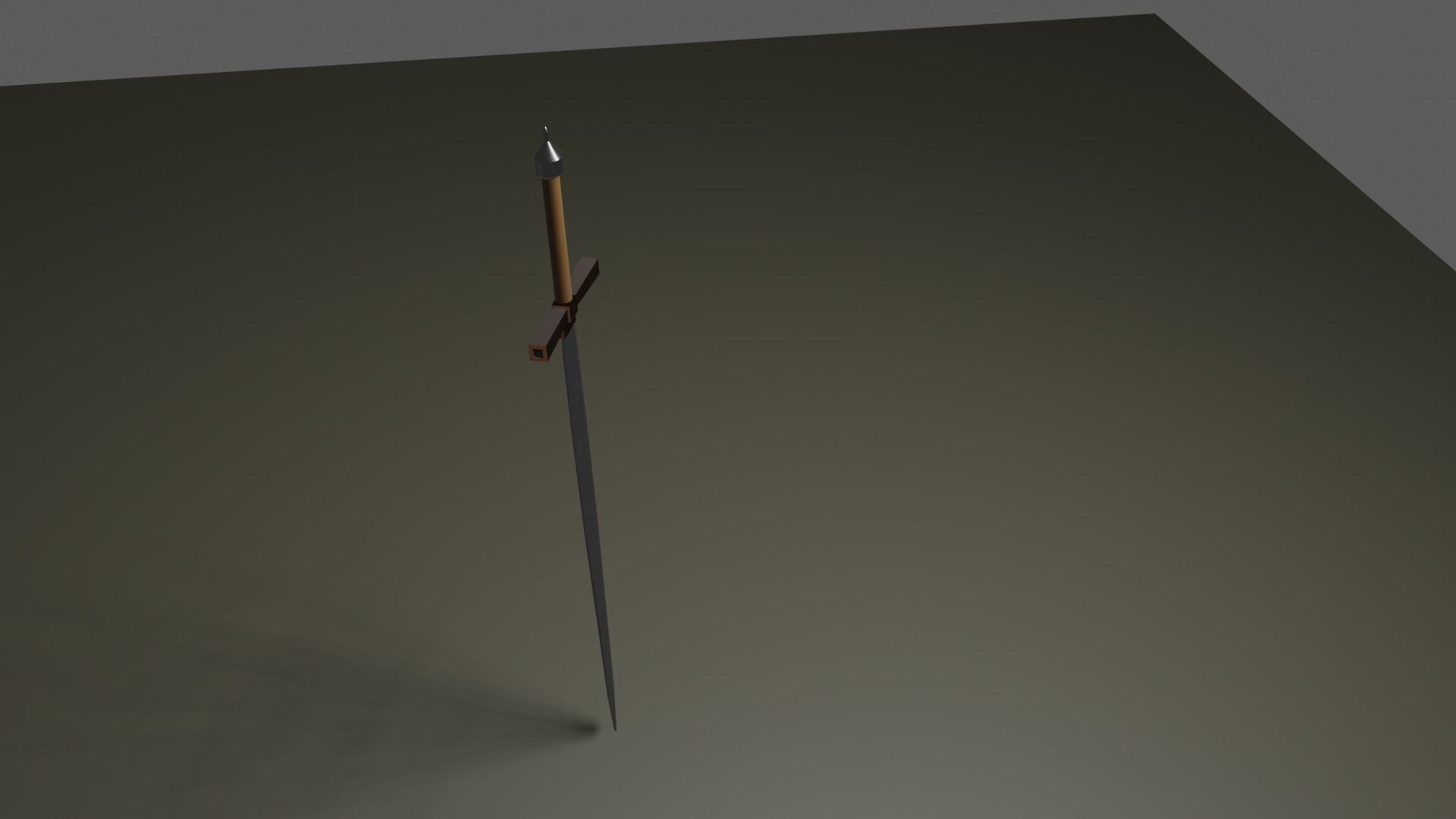 Low Polly Two Handed Sword free VR / AR / low-poly 3D model | CGTrader