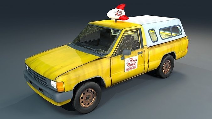 Pizza Planet Truck 3D model | CGTrader