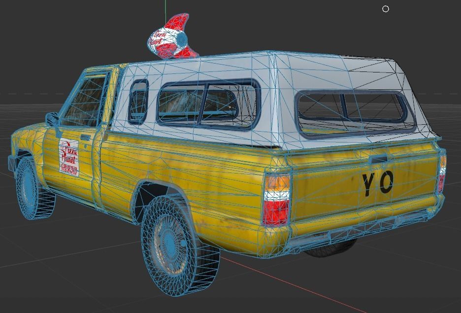 Pizza Planet Truck 3D model | CGTrader