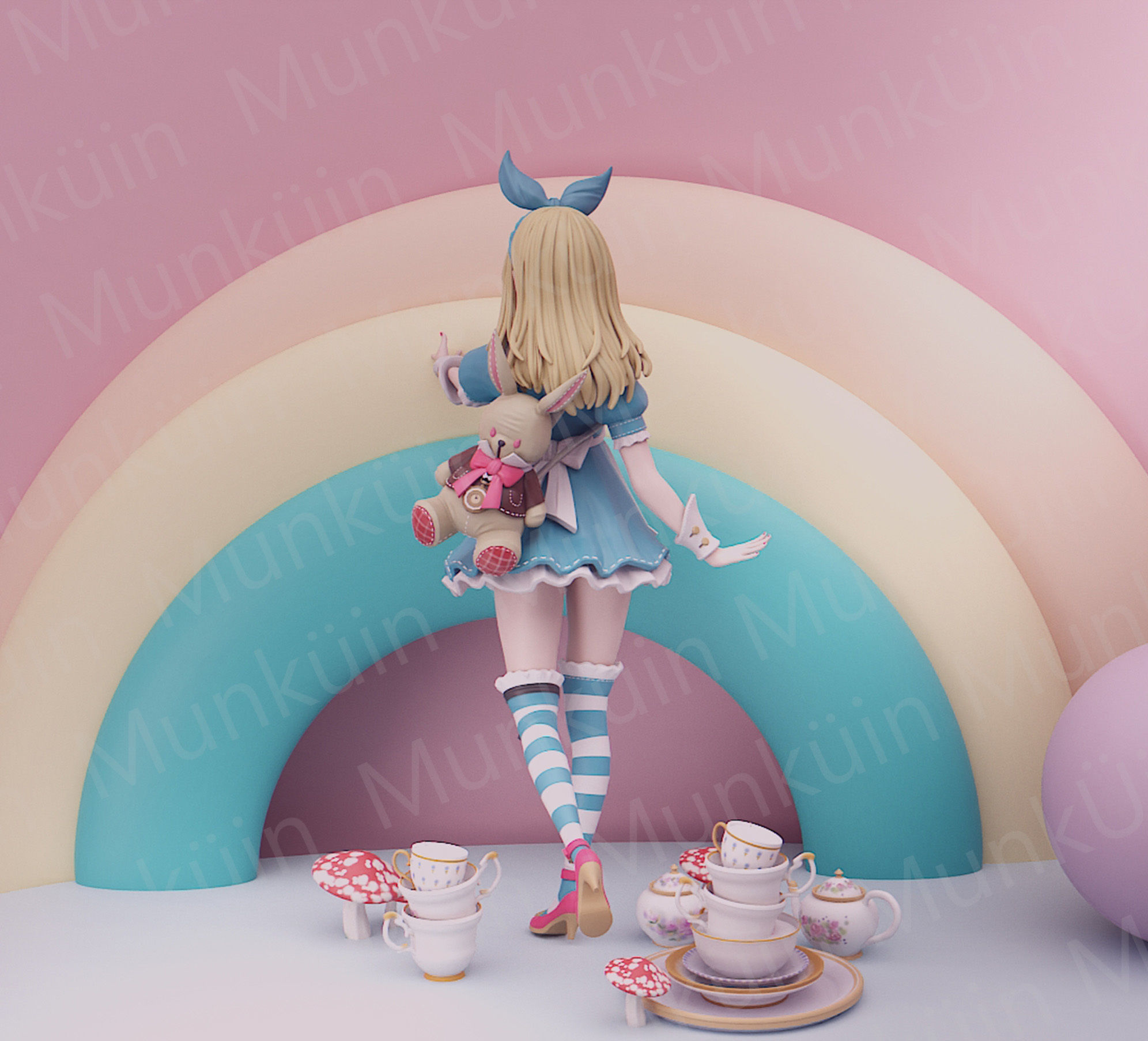 Alice 3d Model 3d Printable Cgtrader