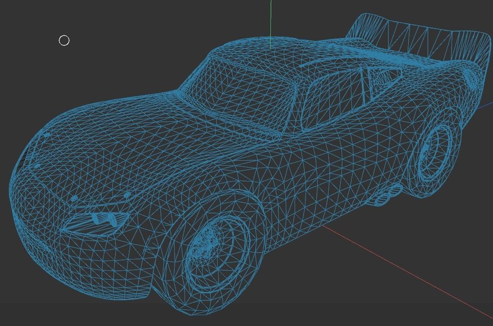 Dinoco Mcqueen 3D model | CGTrader