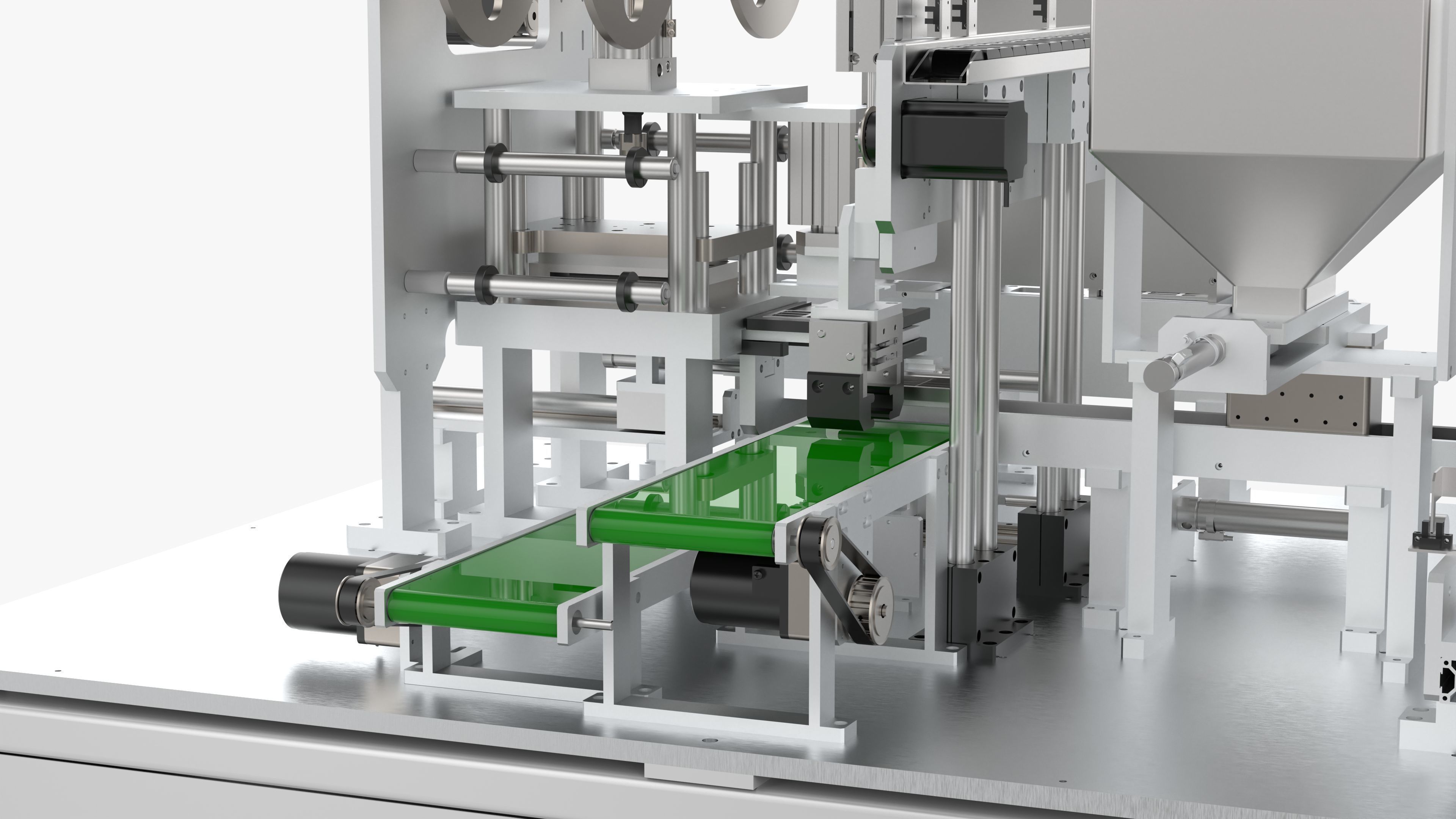 Automatic Foam Sticking Machine 3D model | CGTrader