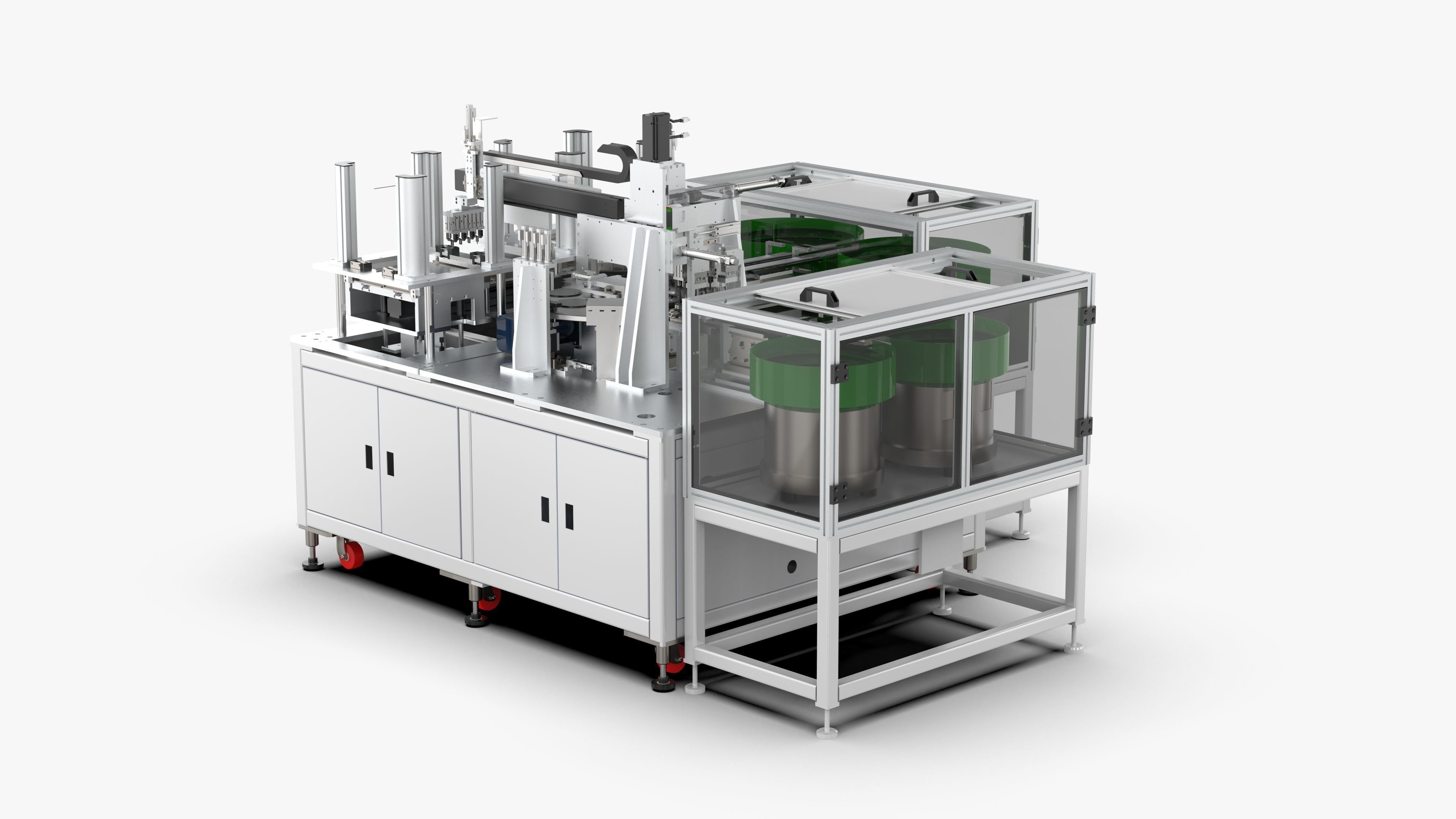 Automatic Spring Distribution and Assembly Swinging Machine 3D model ...