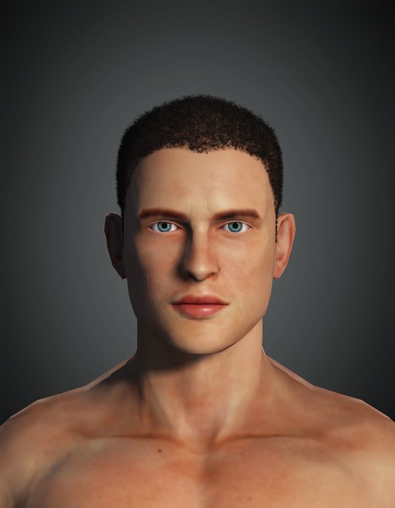 3D model Male Hair Collection - Game and Animation Ready 3D models VR ...
