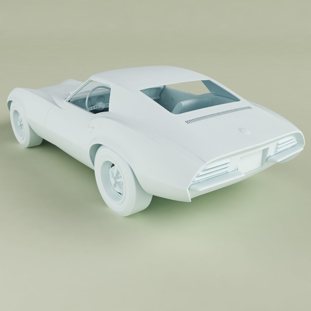 Pontiac Banshee XP-833 3D model | CGTrader