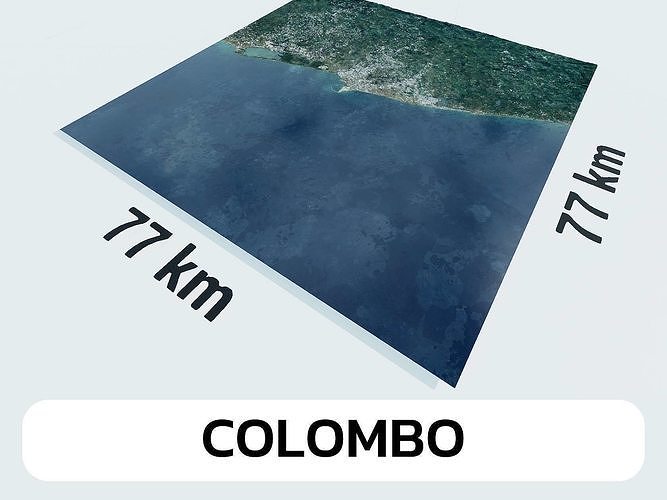 Colombo Sri Lanka City Landscape 3D Model 3D model | CGTrader