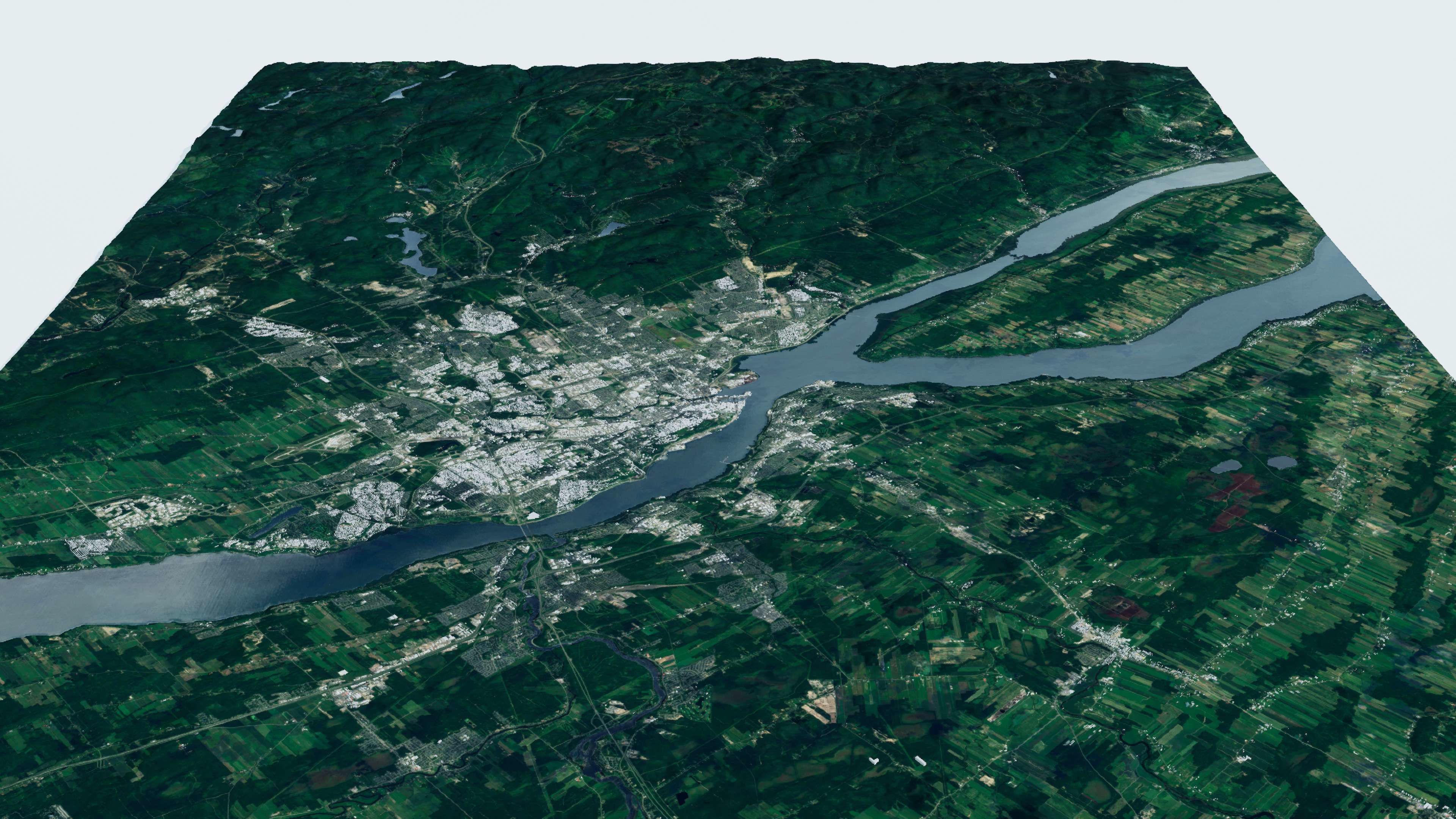 Quebec City Canada City Landscape 3D Model 3D model | CGTrader