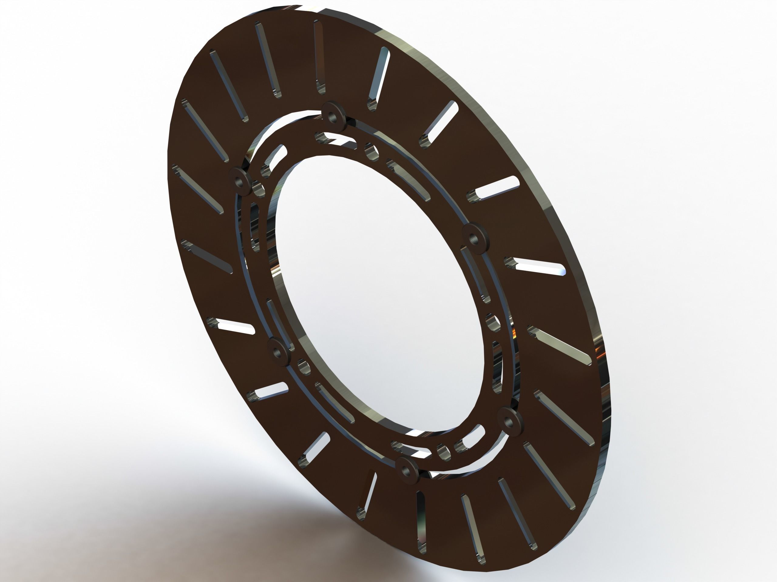 Brake Disc Rotor for Go Kart 3D model rigged | CGTrader