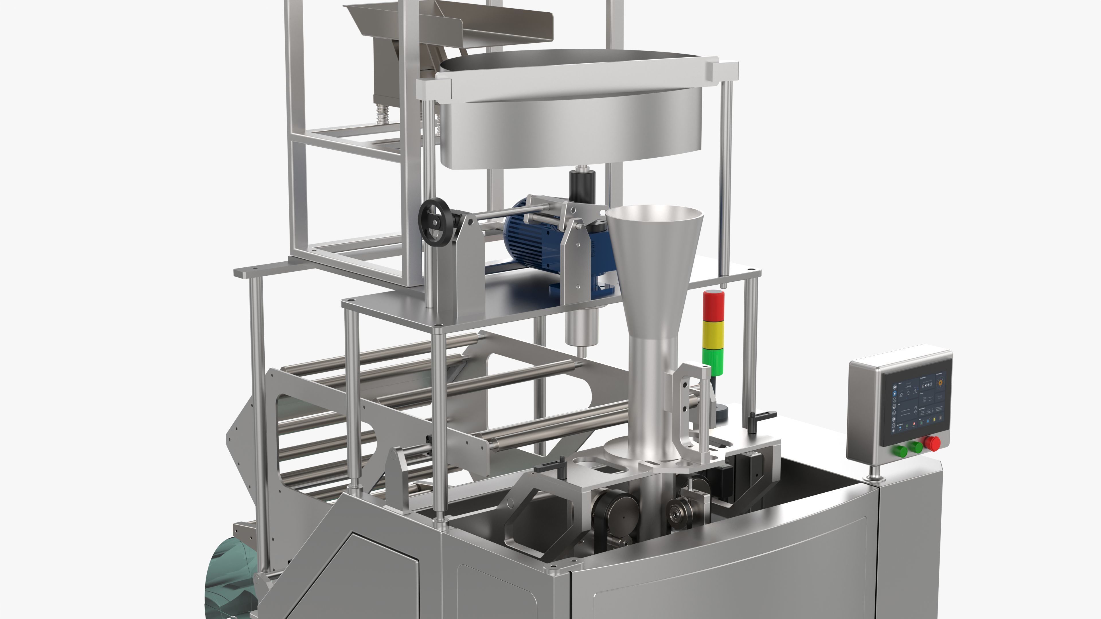 Vertical Fill Seal Packaging Machine 3D model | CGTrader