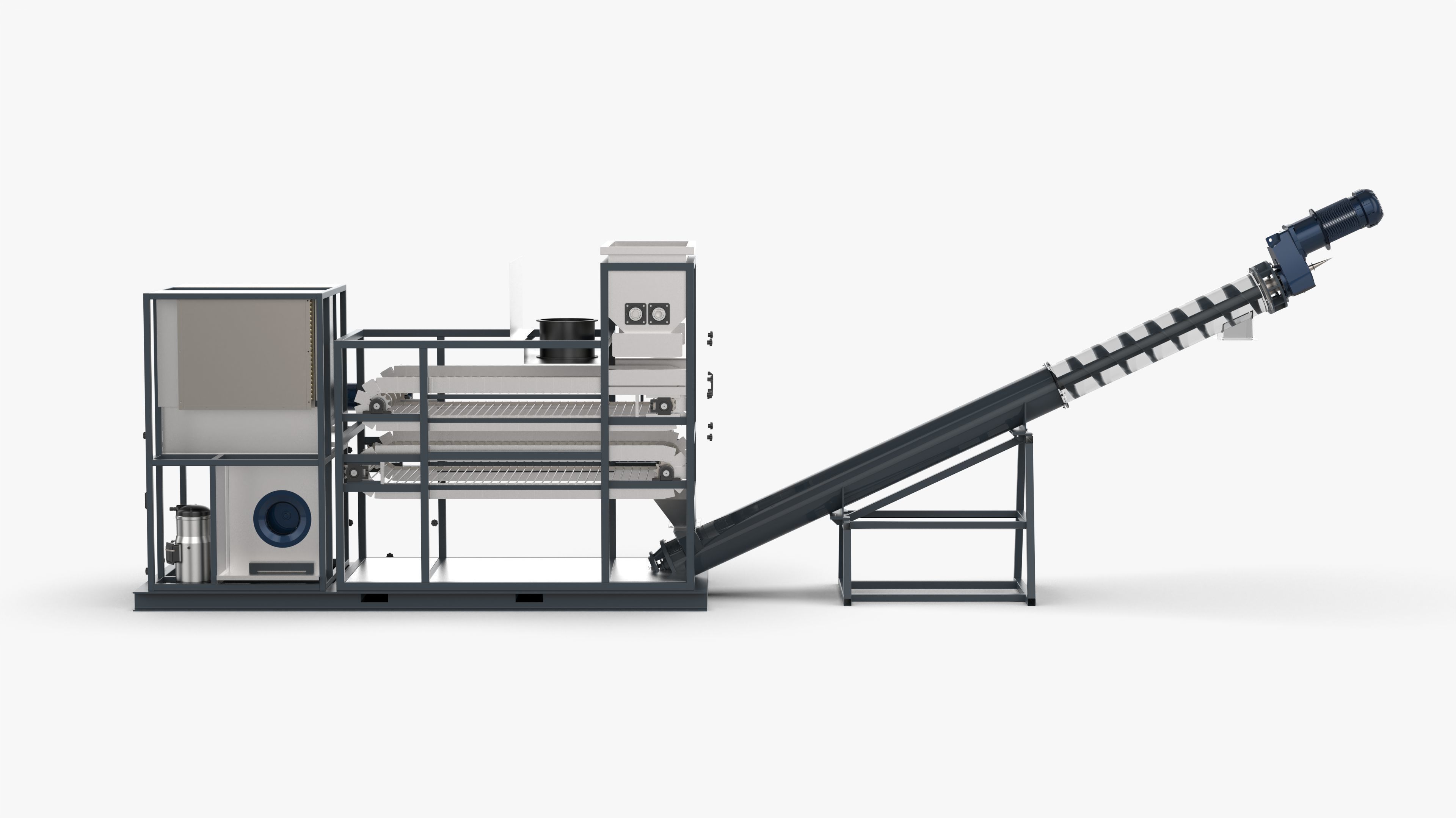 Heat Pump Sludge Drying Machine 3D model | CGTrader