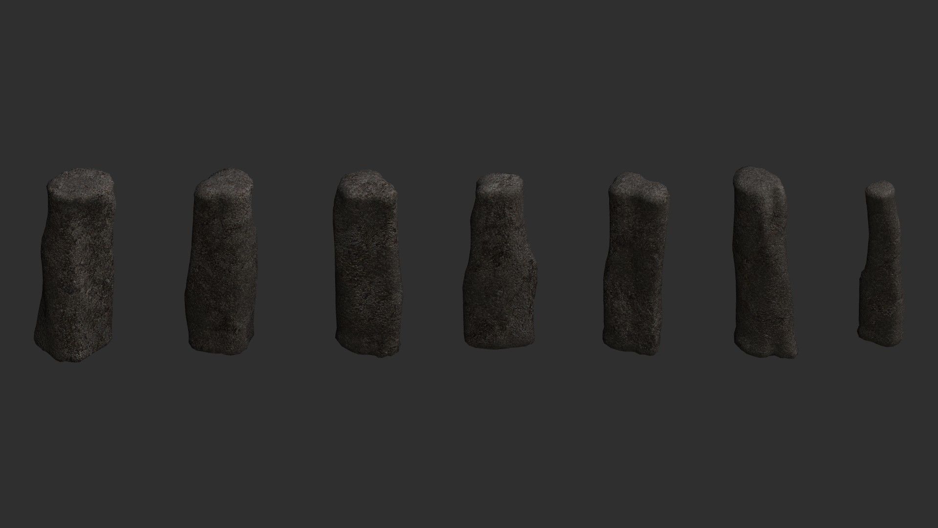Rock Pillars - Base free VR / AR / low-poly 3D model | CGTrader