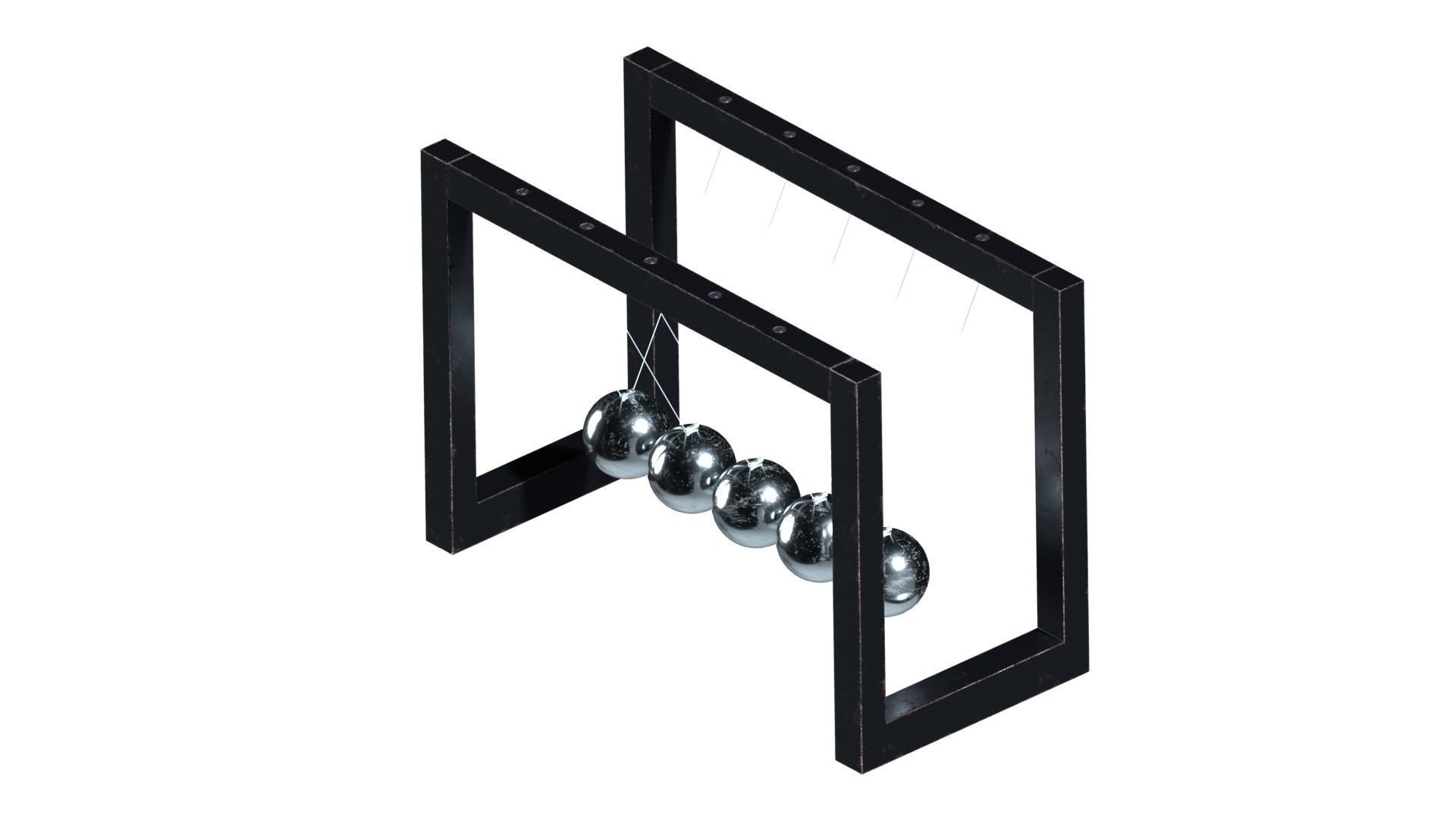 Worn Metal Pendulum 3D model | CGTrader