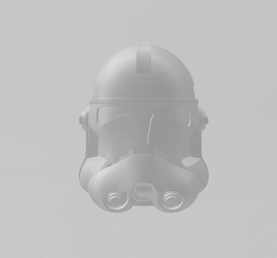 Star Wars Clone Trooper phase1 phase2 12 scale solid helmet 3D model 3D ...