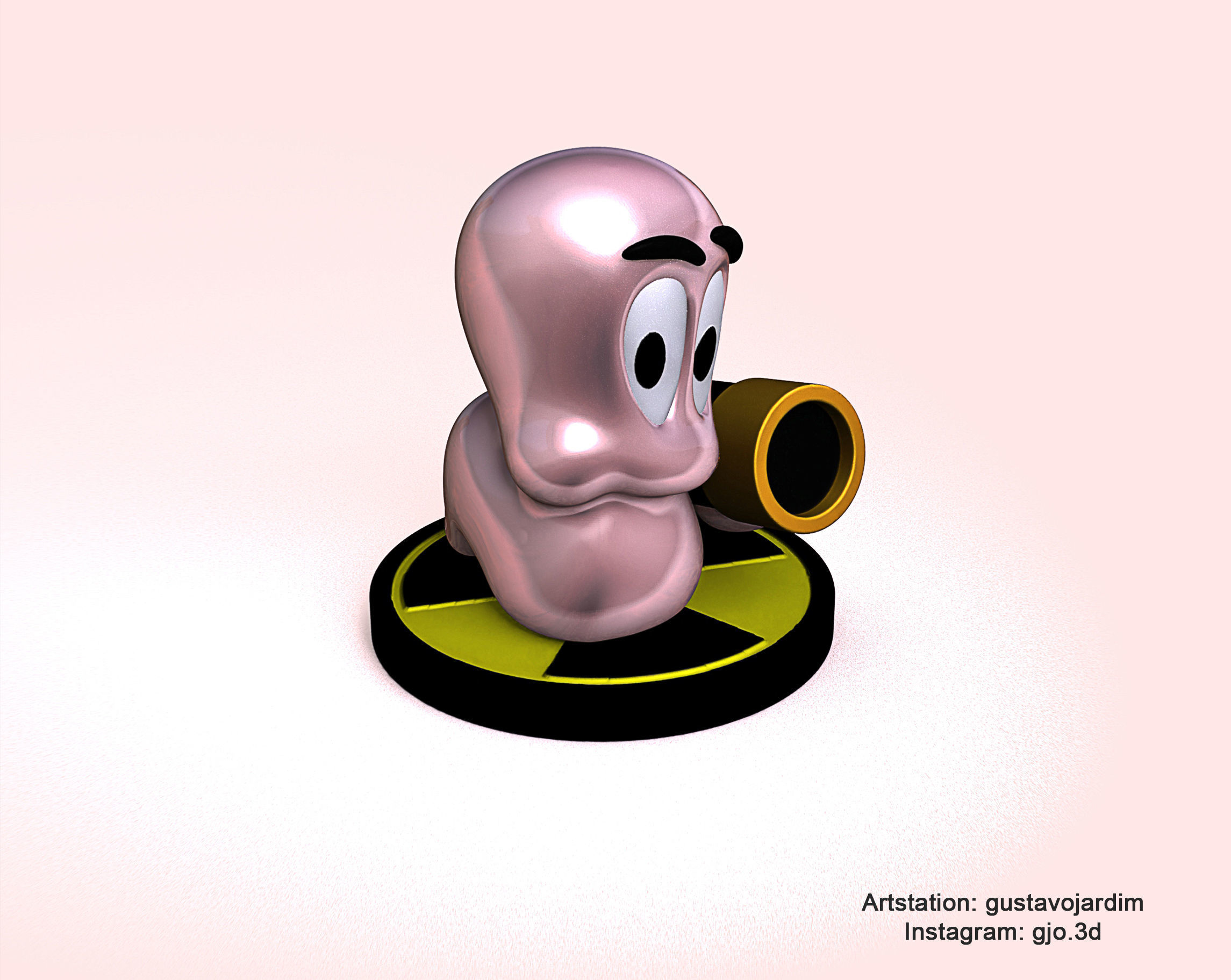 Worms armageddon STL 3D model 3D printable | CGTrader