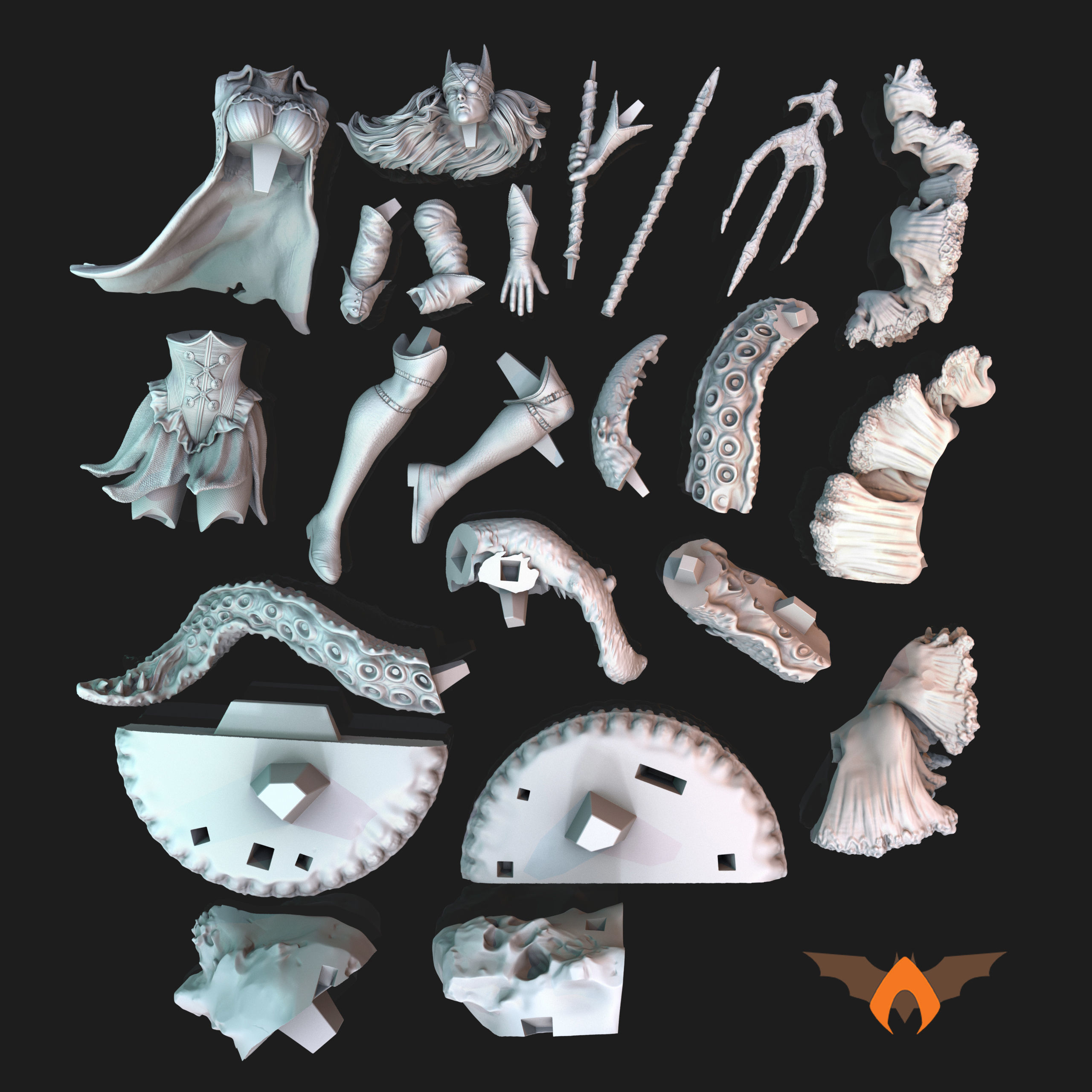 THE DROWNED 3D model 3D printable | CGTrader