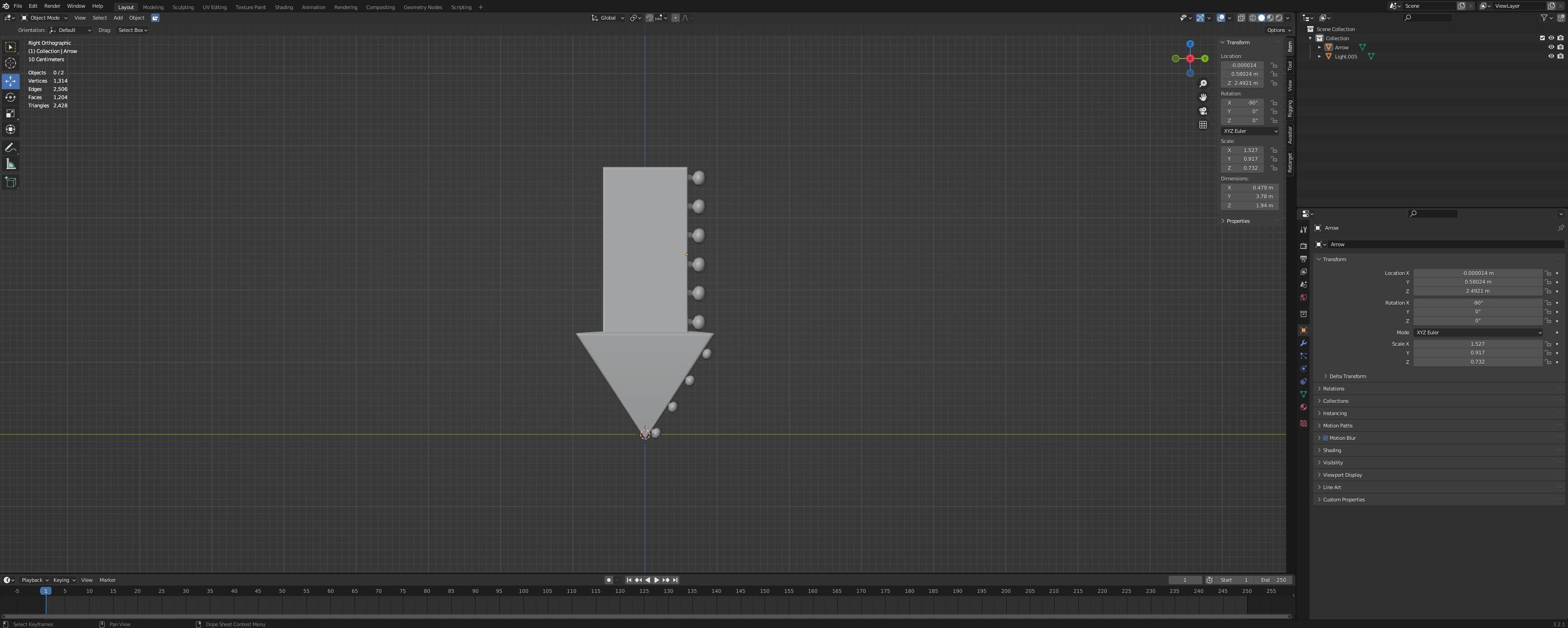 Lit Arrow Sign free VR / AR / low-poly 3D model | CGTrader
