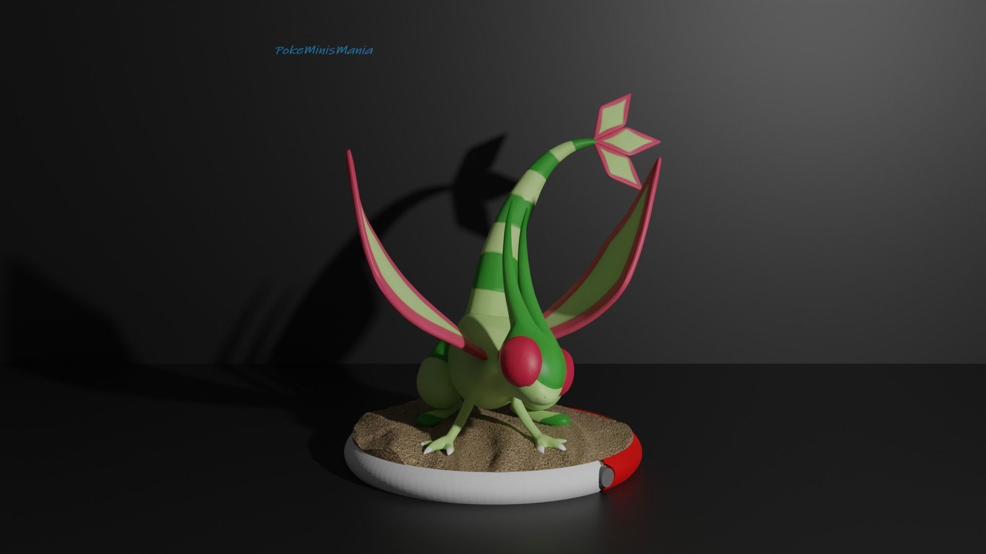 Flygon pokemon 3D print model 3D model 3D printable | CGTrader