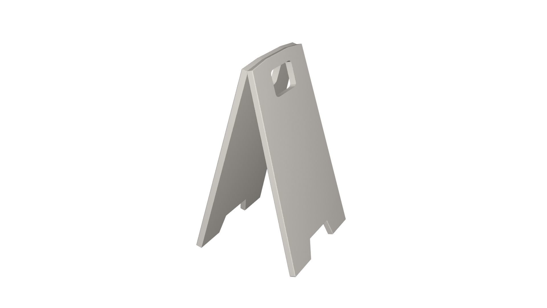 3D model Industrial sign VR / AR / low-poly | CGTrader