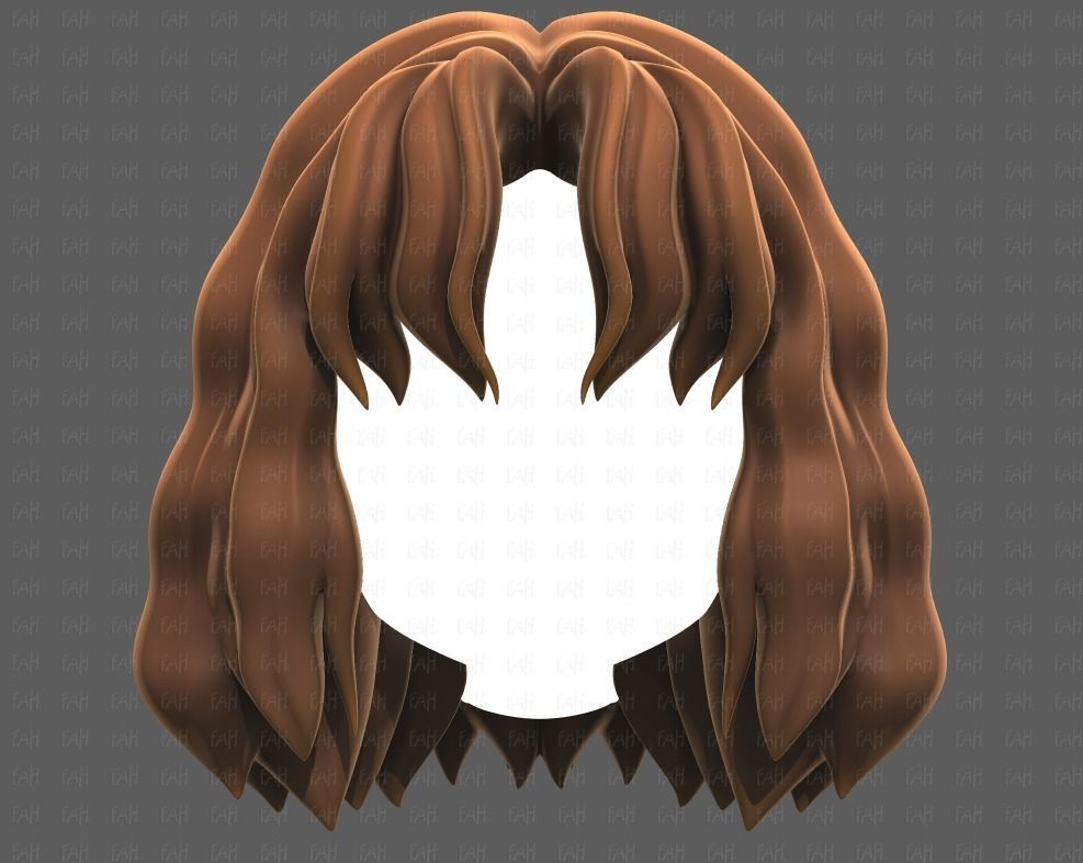 3D model Base Hair for girl V52 VR / AR / low-poly | CGTrader
