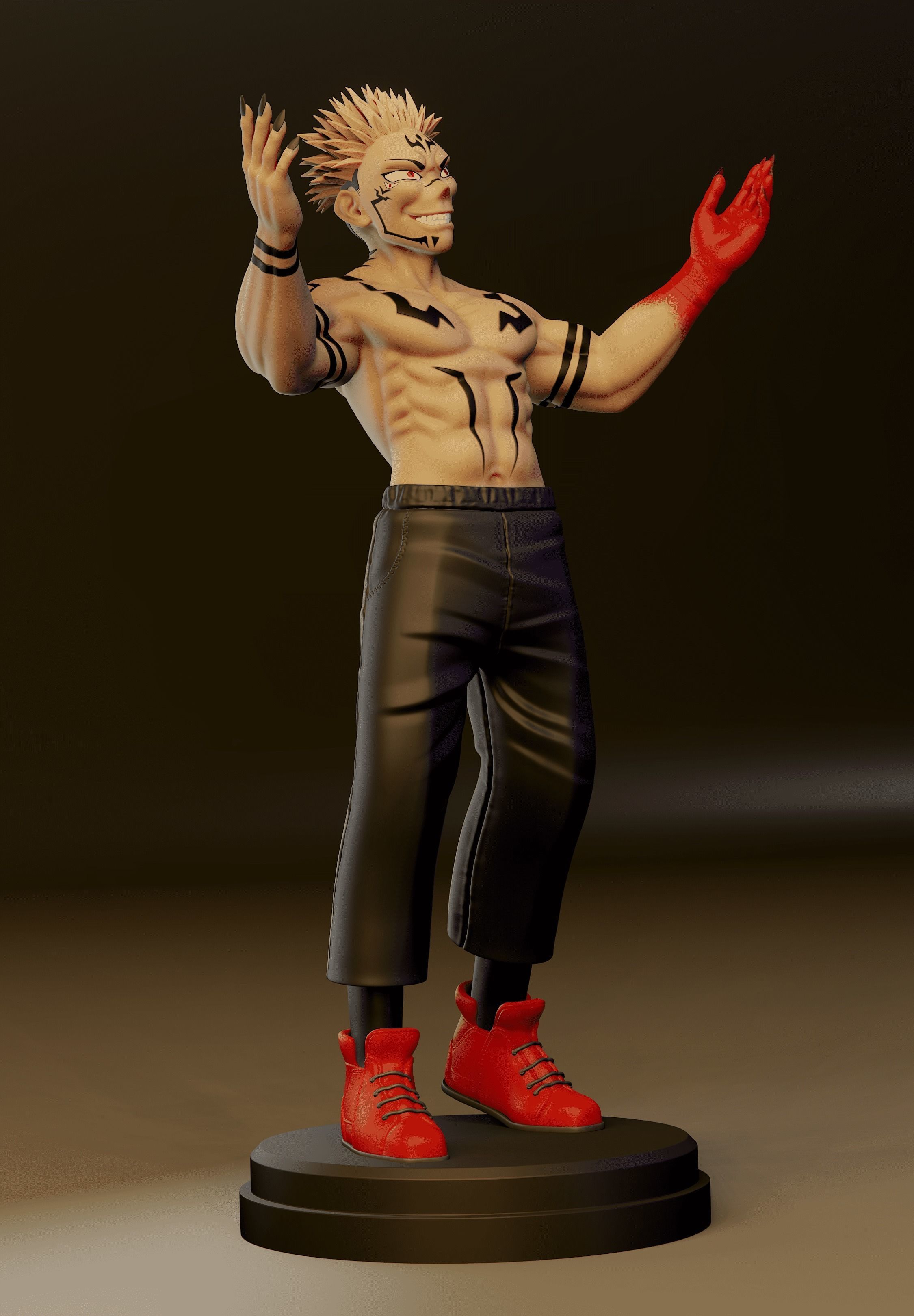 Sukuna - Jujutsu Kaisen 3D model 3D printable | CGTrader