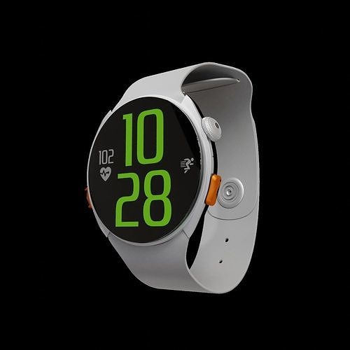 Smartwatch Sport Digital relogio cores 3D 3D model animated | CGTrader