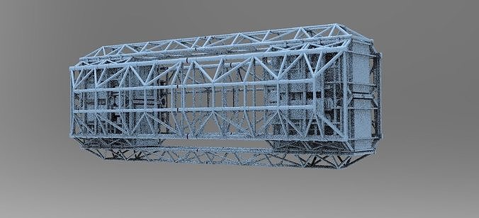 Sci Fi Ship Docking Gridding 5 3d Model Cgtrader