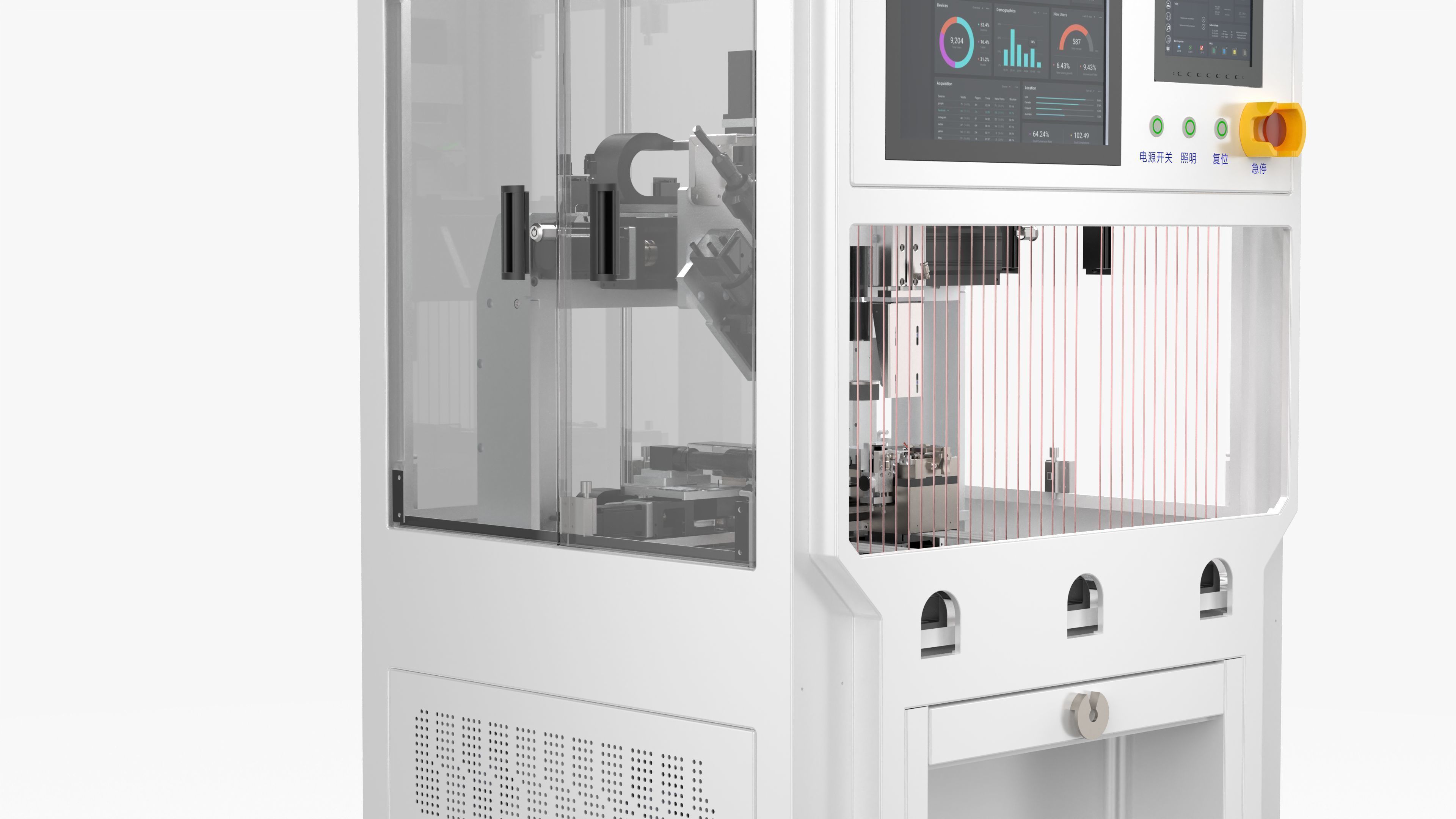 Automatic High Precision Laser Welding Machine 3D model | CGTrader