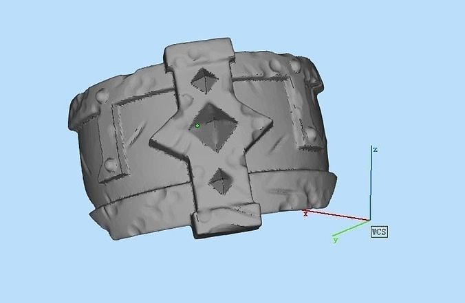 Orc shoulder armor 3D model 3D printable | CGTrader